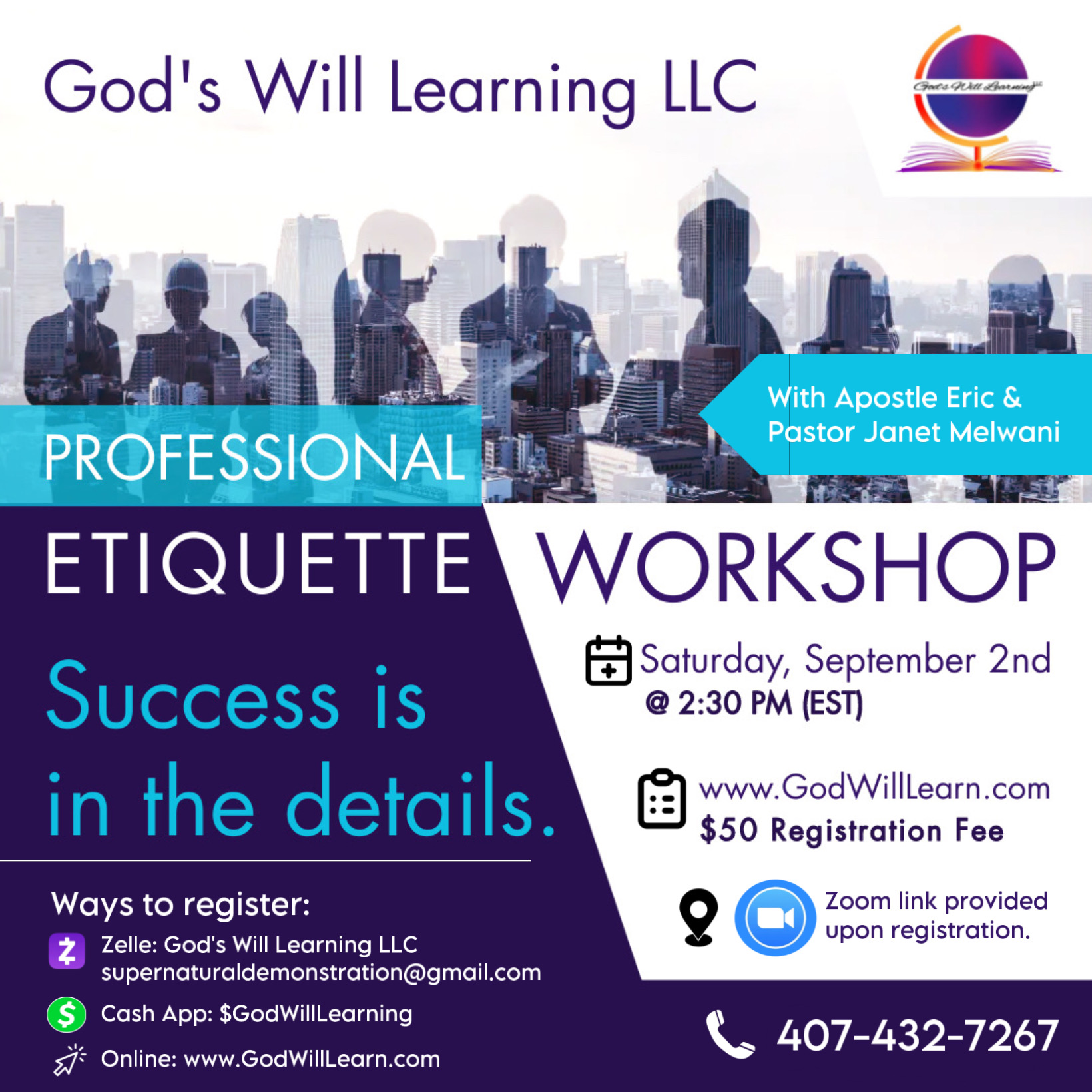 Professional Etiquette Workshop - God's Will Learning